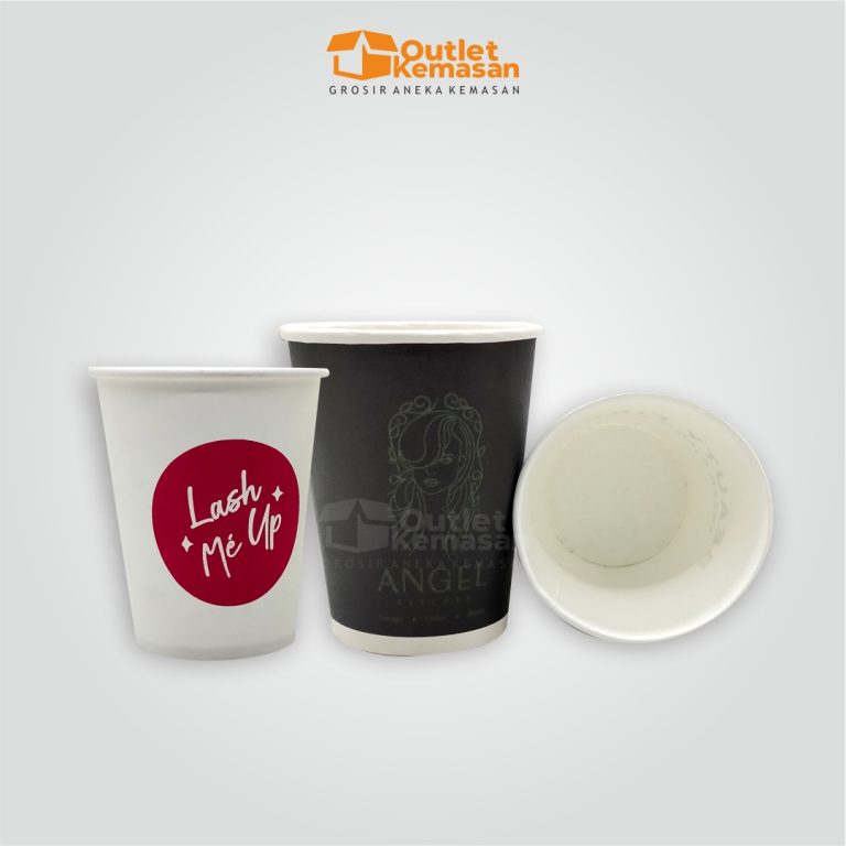 Paper Cup Polos dan Motif - Outlet Kemasan