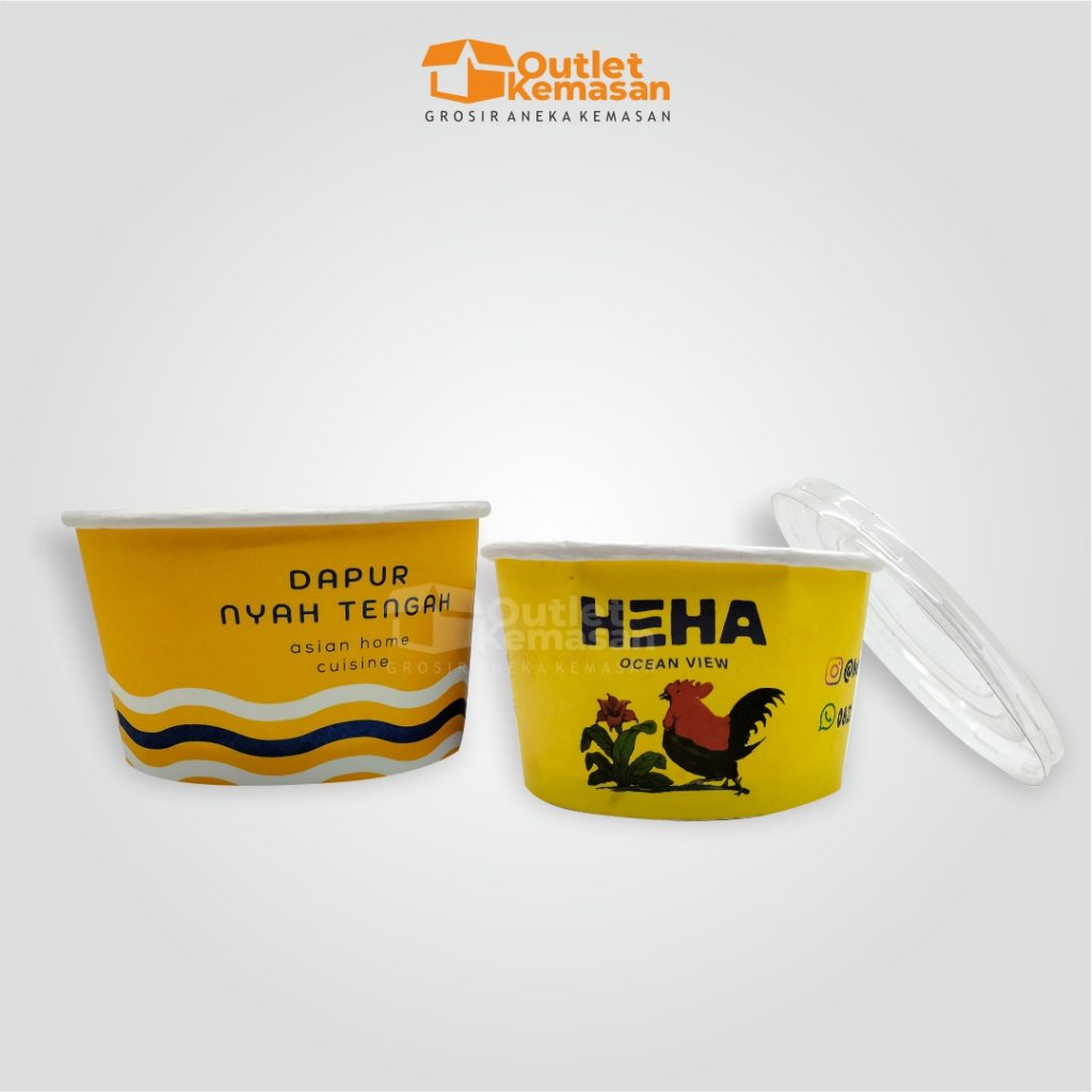 Paperbowl Custom / Pusat Kemasan / Paperbowl Murah