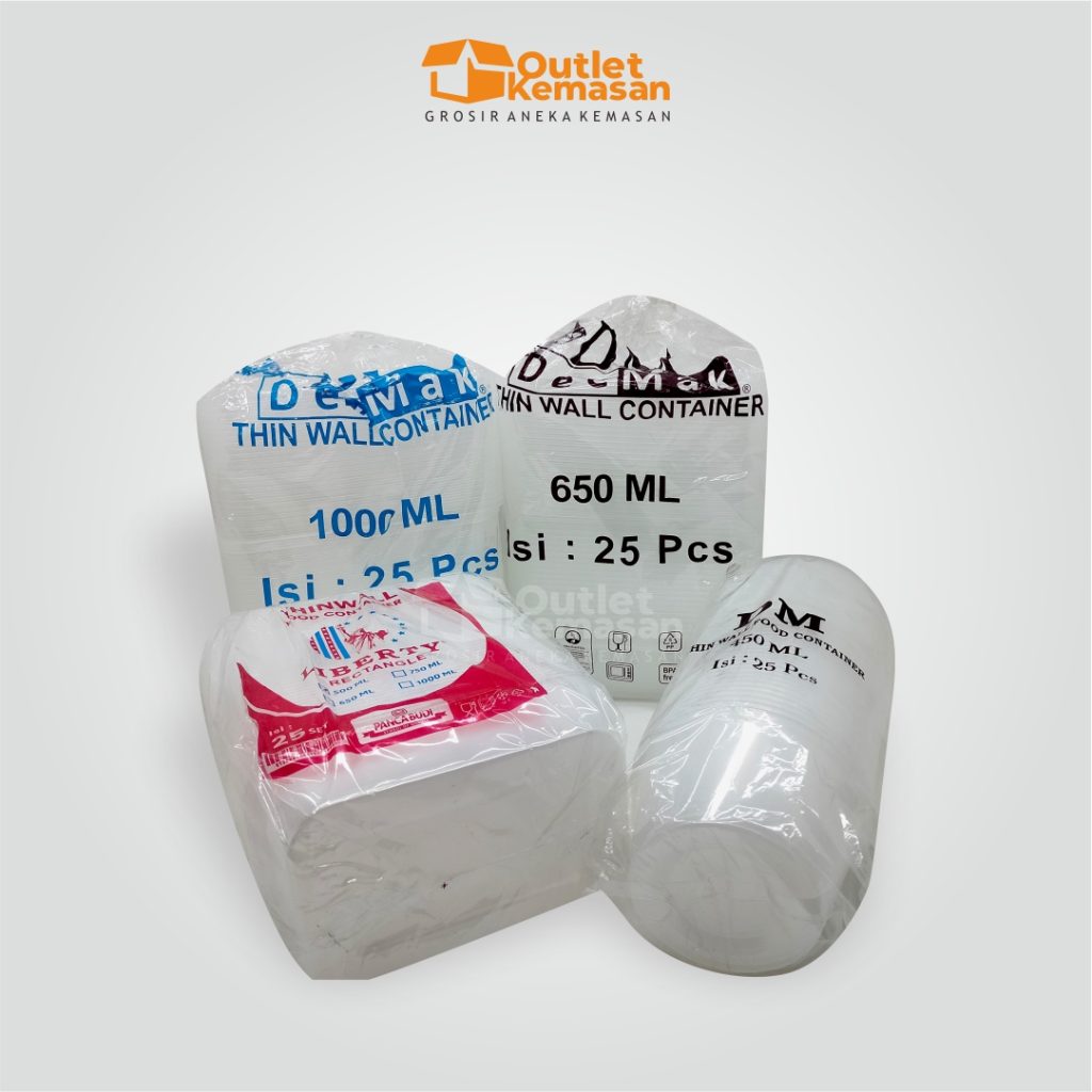 Thinwall Container 450 ml - Outlet Kemasan