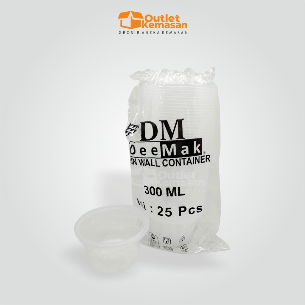 Thinwall Food Container 300ml k- Outlet Kemasan k